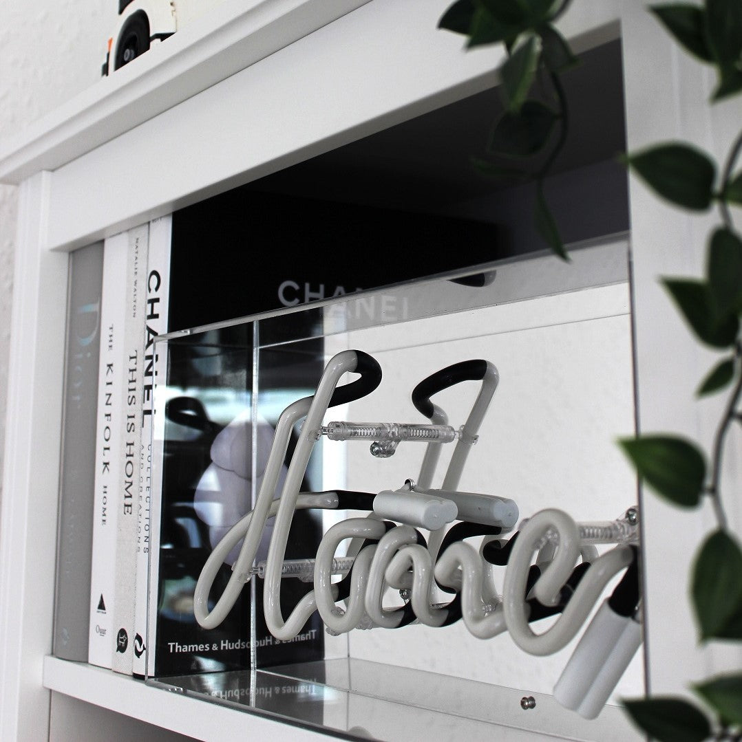 'Home' Glass Neon Sign | Locomocean Ltd
