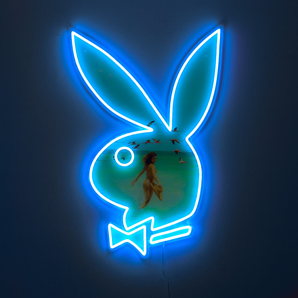 Playboy X Locomocean - Summer Playboy Bunny LED Wall Mountable Neon ...