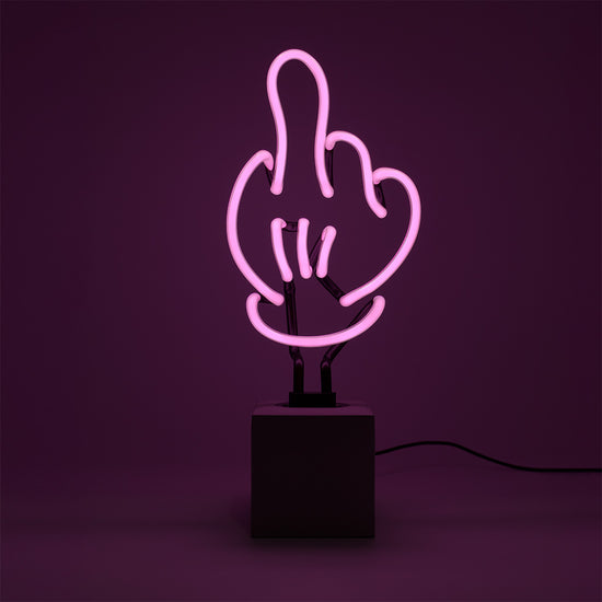 Neon 'Middle Finger' Sign | Locomocean Ltd