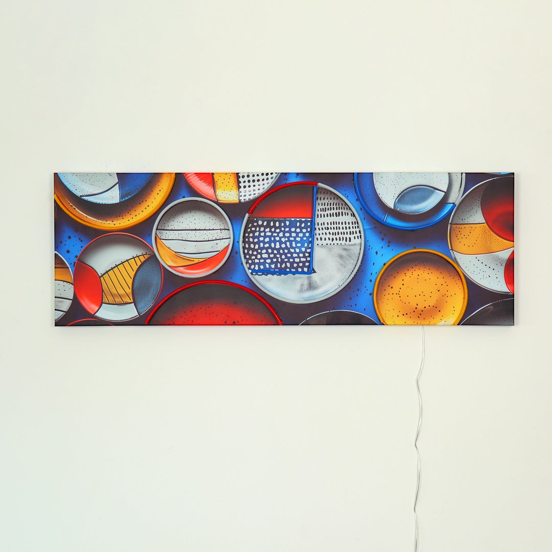 Plates - Wall Painting (LED Neon) | Locomocean Ltd