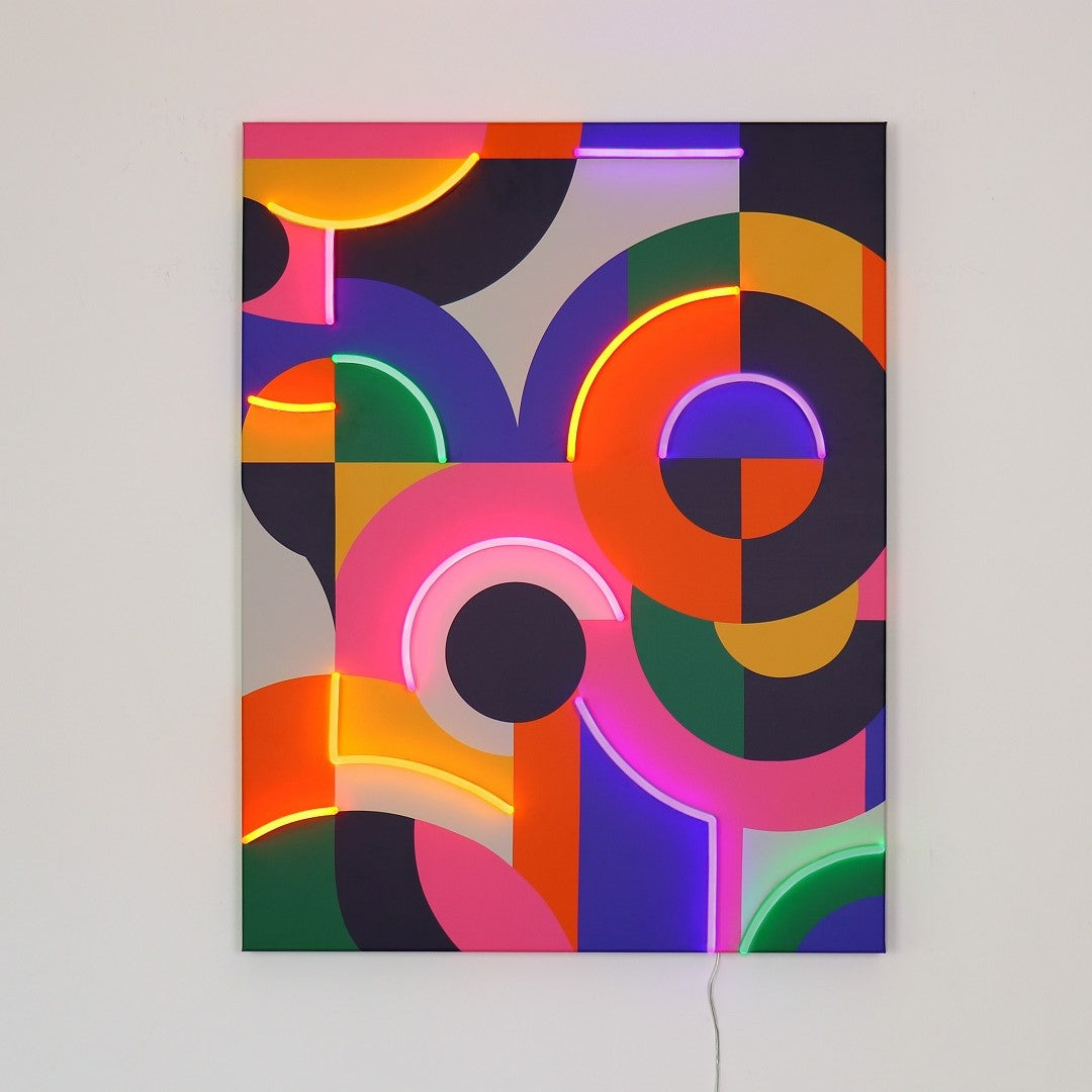 Abstract - Wall Painting (LED Neon) | Locomocean Ltd
