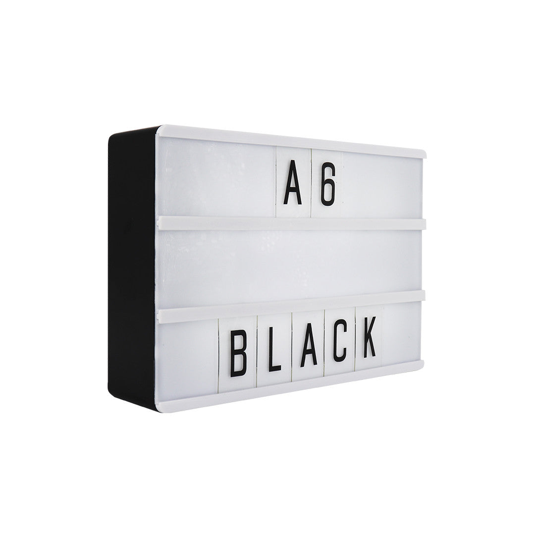 A6 Magnetic Lightbox - Black | Locomocean Ltd