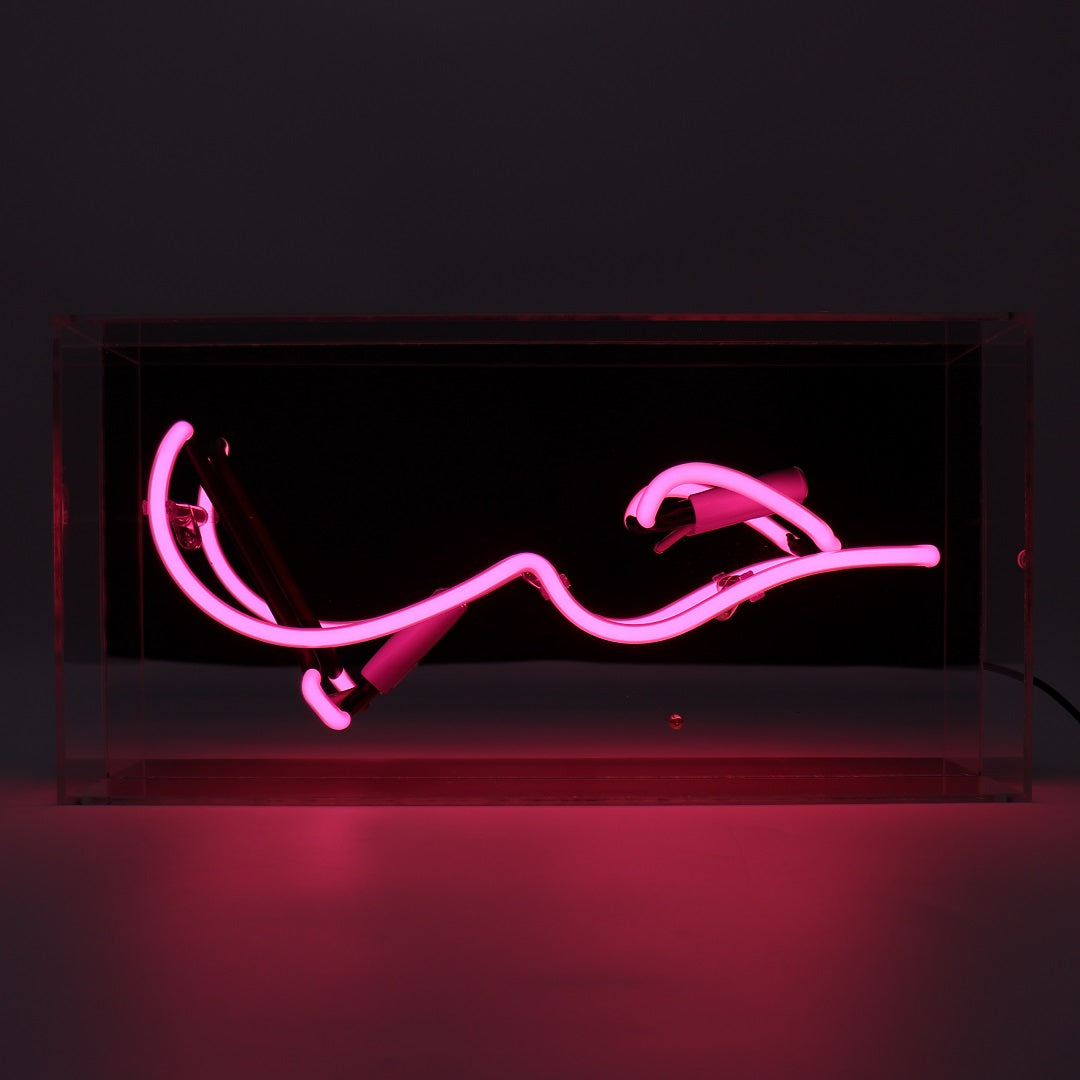 'HUB (Love in Arabic)' Glass Neon Sign | Locomocean Ltd