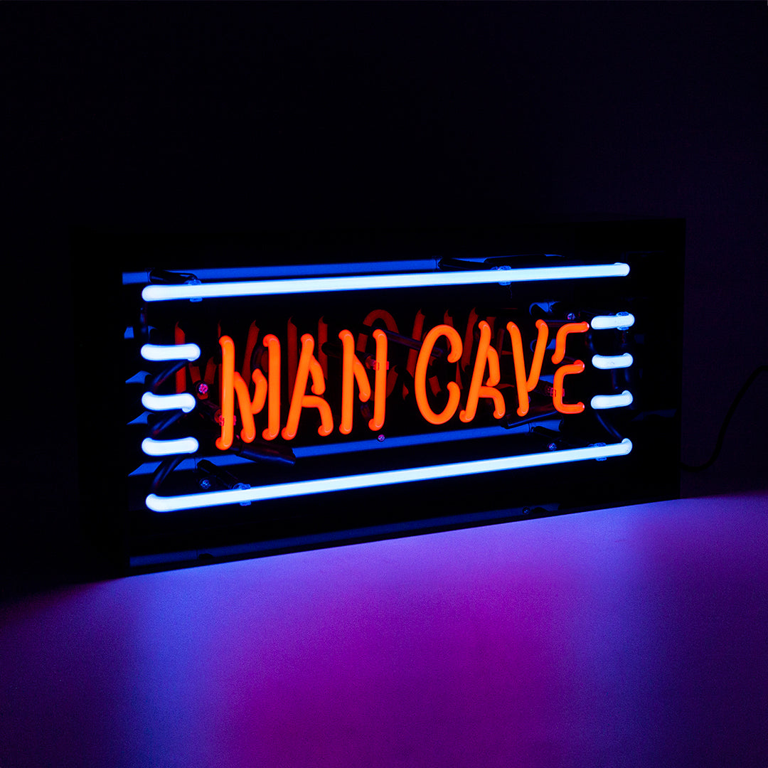 'Man Cave' Glass Neon Sign | Locomocean Ltd