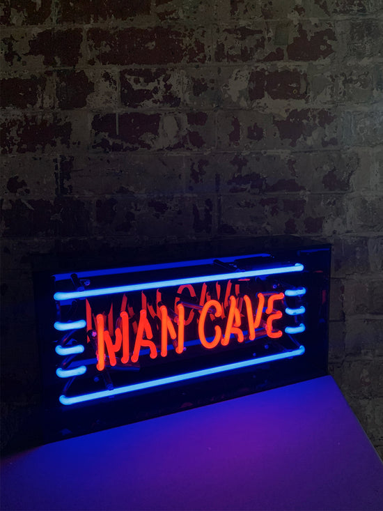 'Man Cave' Glass Neon Sign | Locomocean Ltd