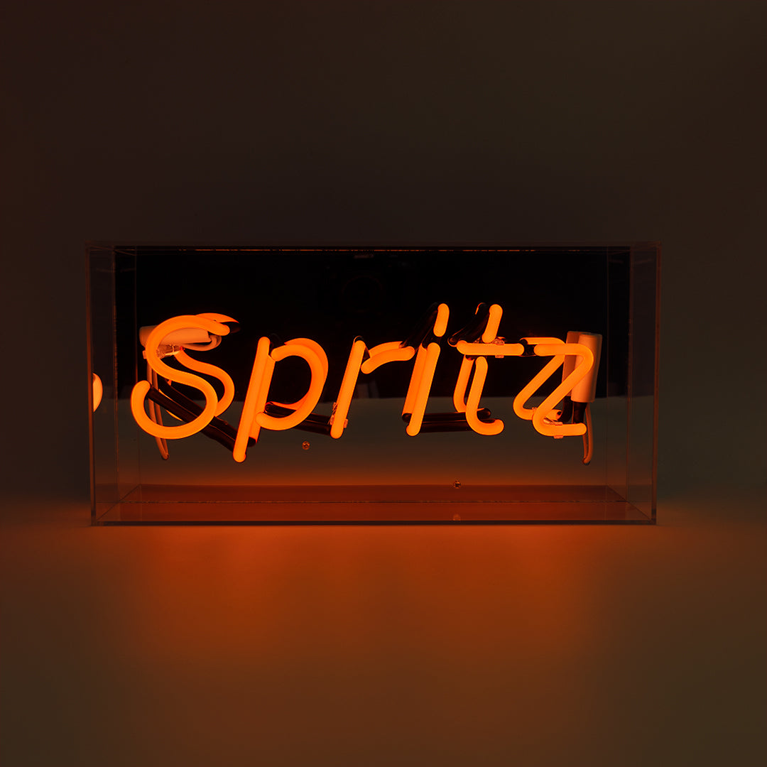 'Spritz' Glass Neon Sign | Locomocean Ltd